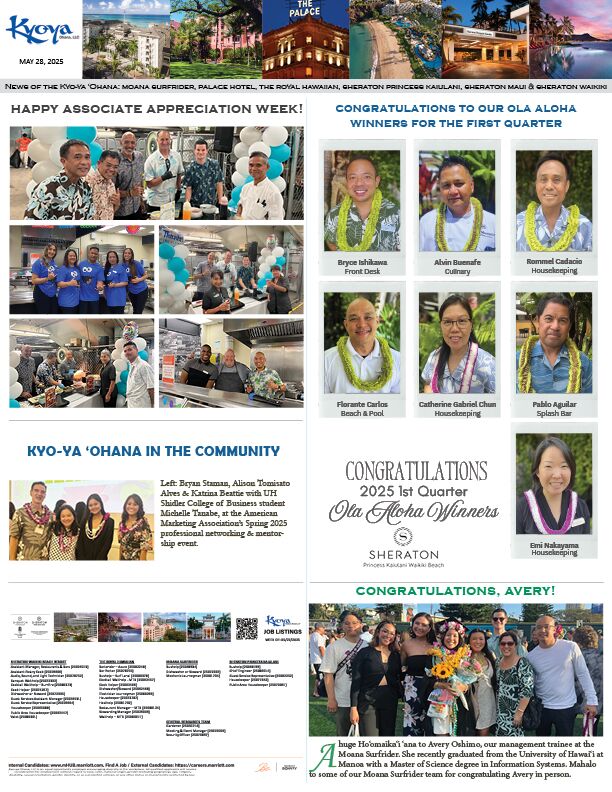 Kyo-ya Ohana Newsletter - Kyo-ya Hotels & Resorts